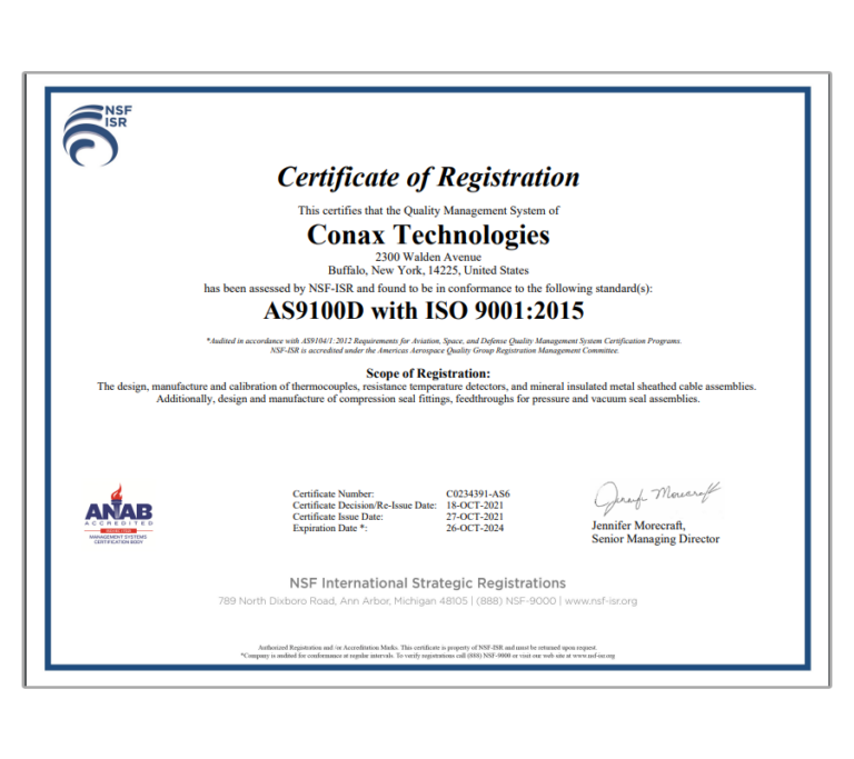 Conax Certifications and Accreditations - Conax Technologies