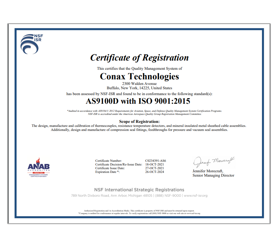 Conax Certifications and Accreditations - Conax Technologies